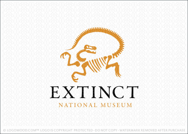 Extinct Dinosaur Raptor | Buy Premade Readymade Logos for Sale