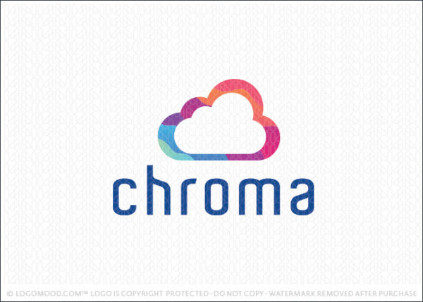 Chroma Cloud - Buy Premade Readymade Logos for Sale
