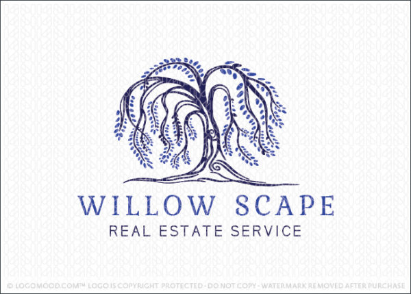 Willow Tree Scape - Buy Premade Readymade Logos for Sale