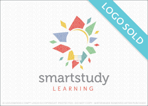 Smart Study Lightbulb - Buy Premade Readymade Logos for Sale